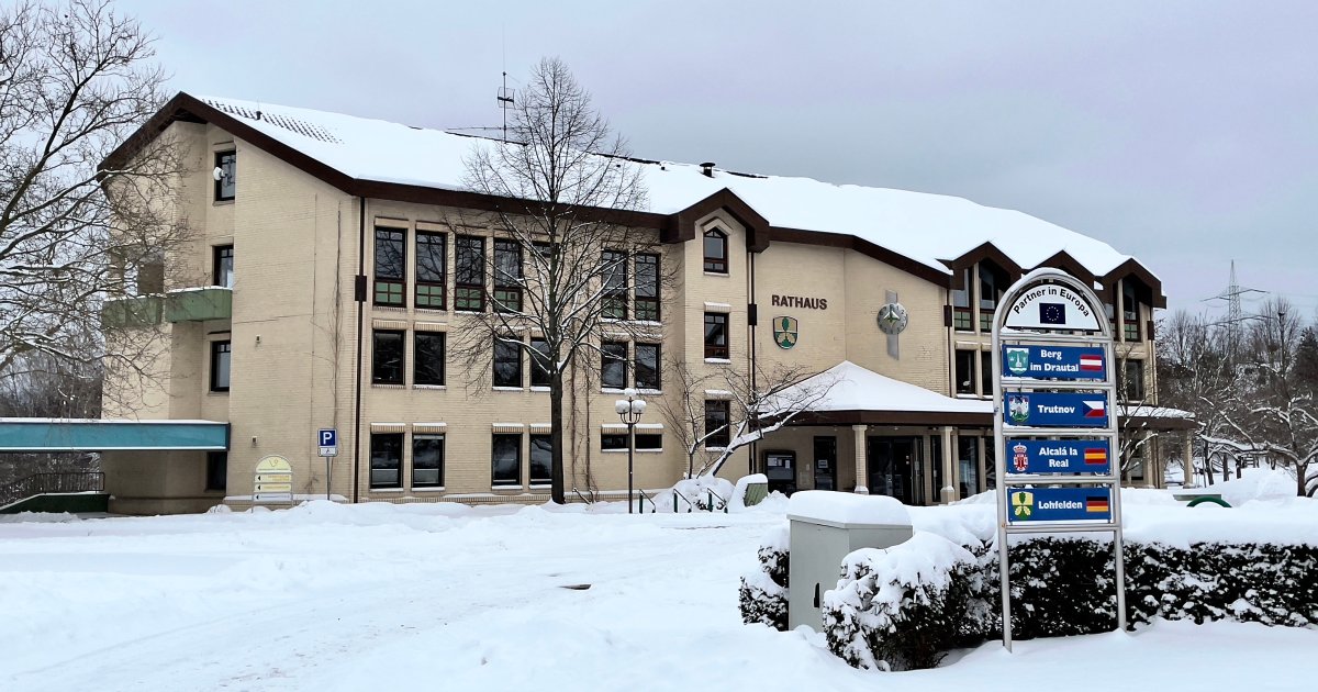 Das Rathaus der Gemeinde Lohfelden bleibt zum Jahreswechsel 2022/2023 ...